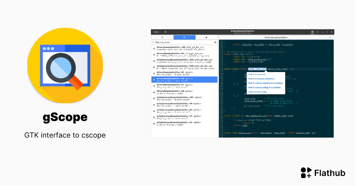 Instalar gScope en Linux | Flathub