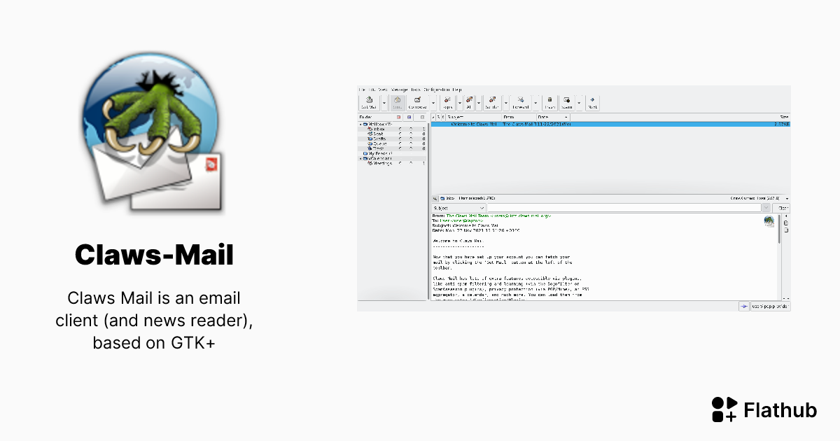 Install Claws-Mail on Linux | Flathub