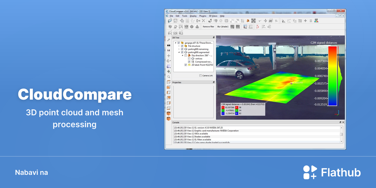 Instaliraj aplikaciju CloudCompare na Linux | Flathub