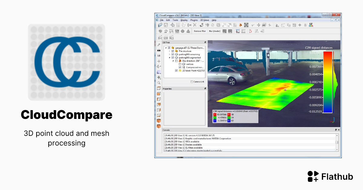 在 Linux 上安装 CloudCompare | Flathub