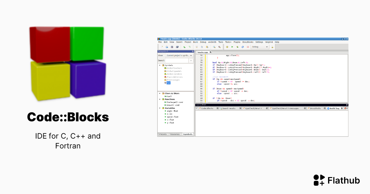 Code::BlocksをLinuxにインストール | Flathub