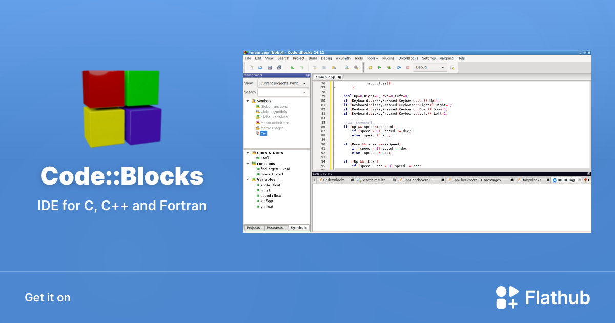 Install Code::Blocks on Linux | Flathub