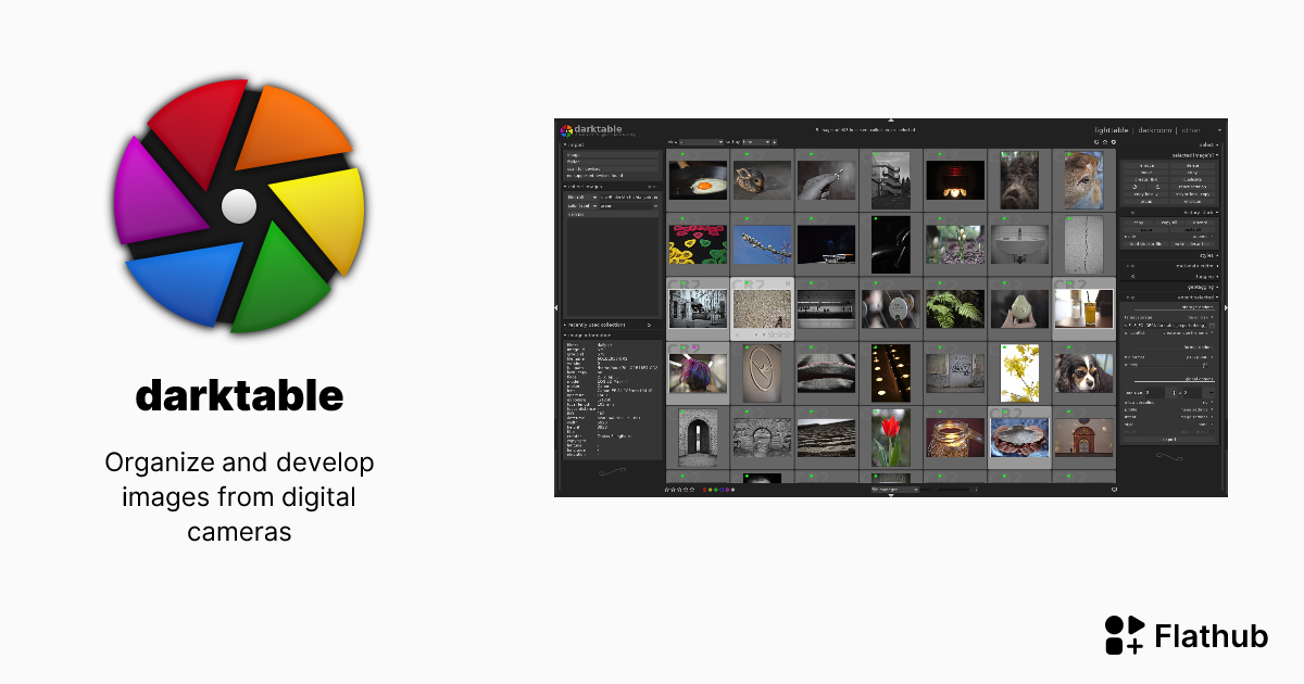 Install darktable on Linux | Flathub