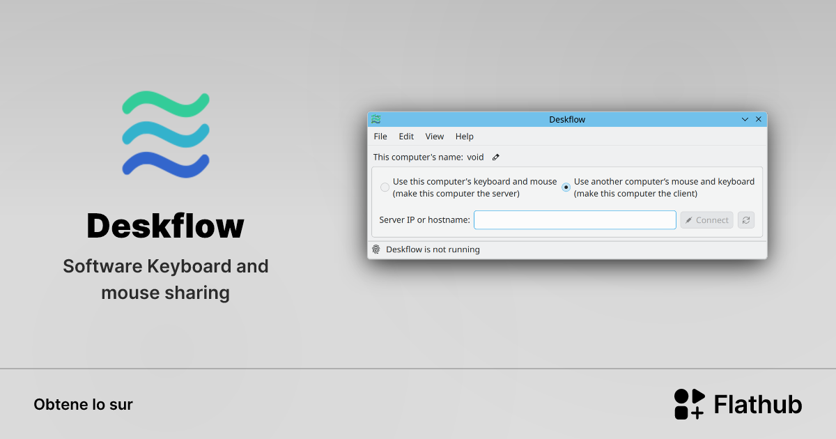 Installar Deskflow sur Linux | Flathub