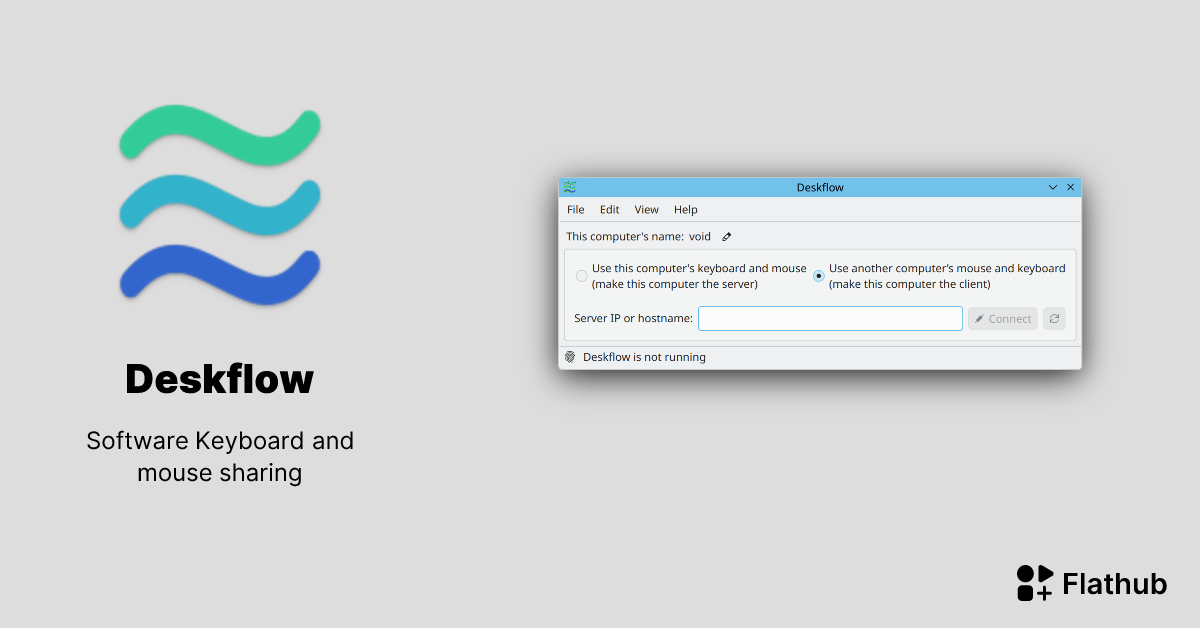Install Deskflow on Linux | Flathub