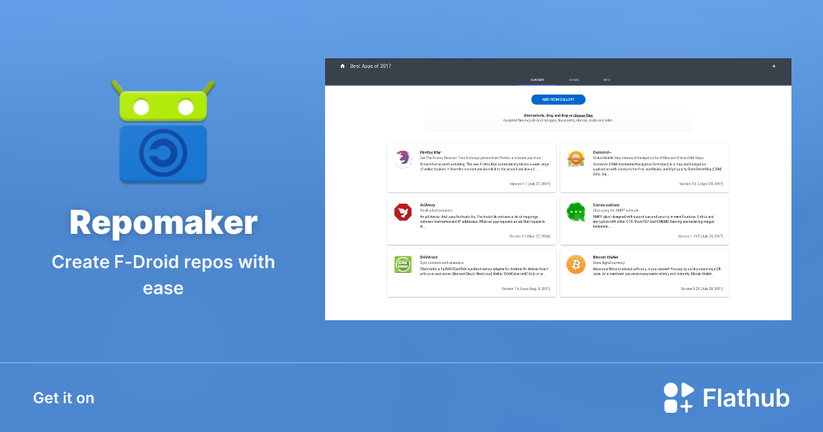 Install Repomaker on Linux | Flathub