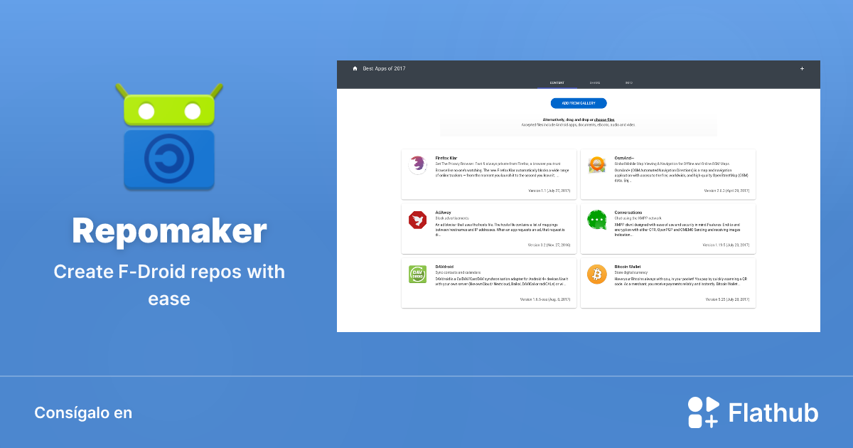 Instalar Repomaker en Linux | Flathub