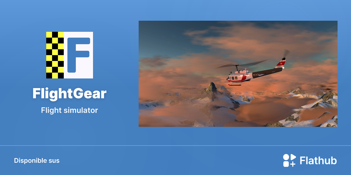 Installar FlightGear sus Linux | Flathub