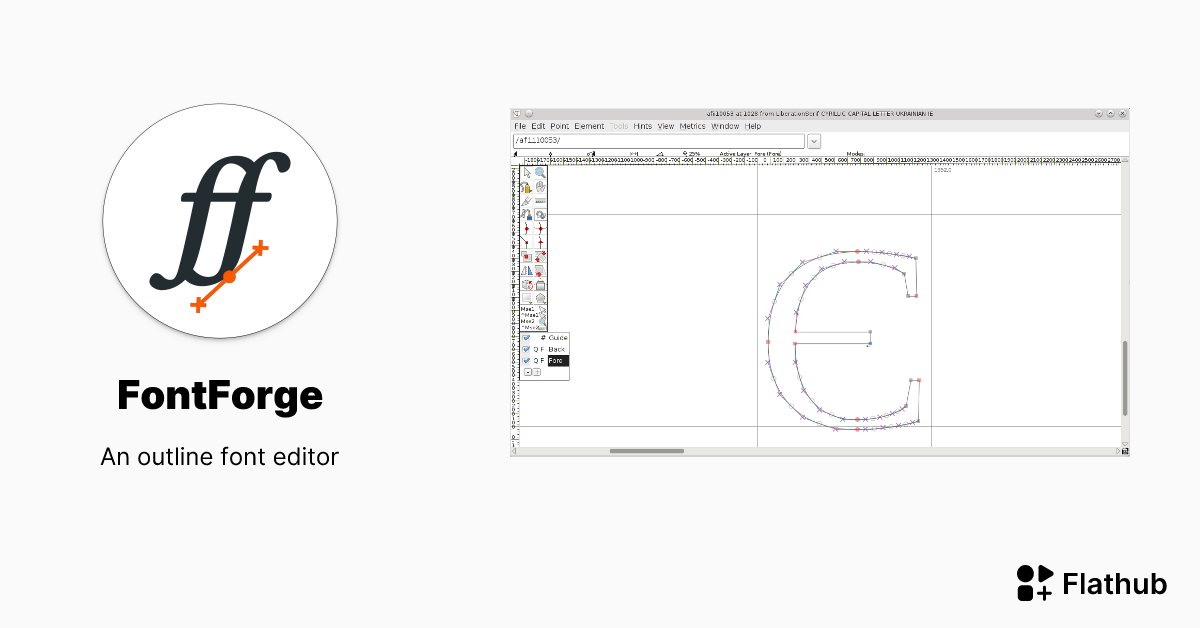 Install FontForge on Linux | Flathub