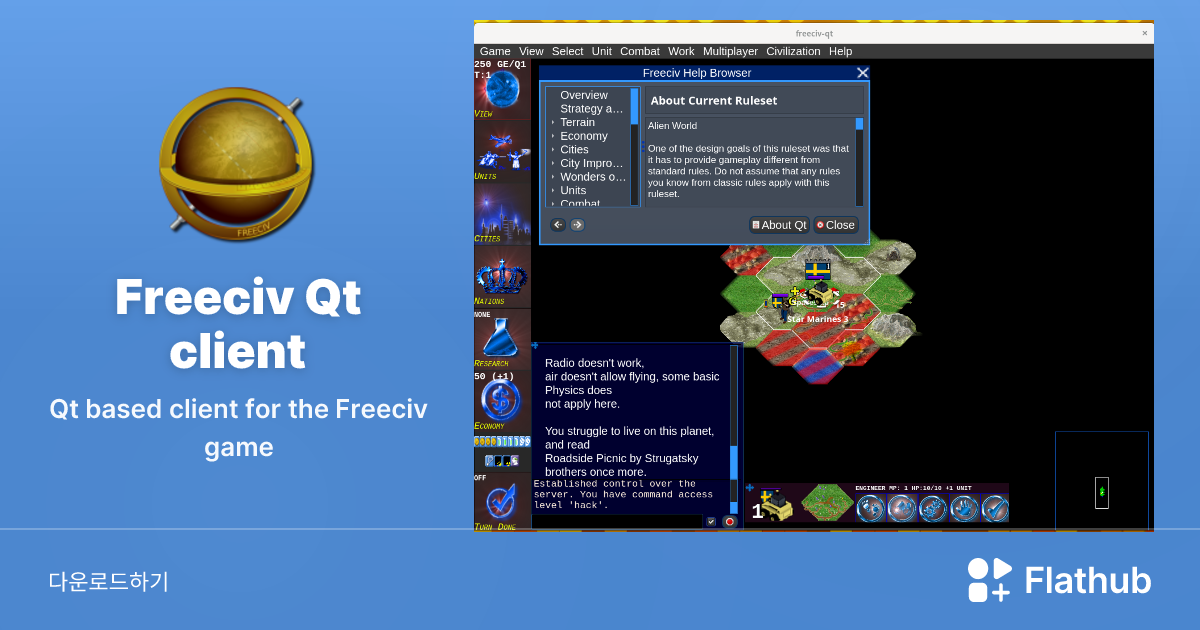 Install Freeciv Qt client on Linux | Flathub
