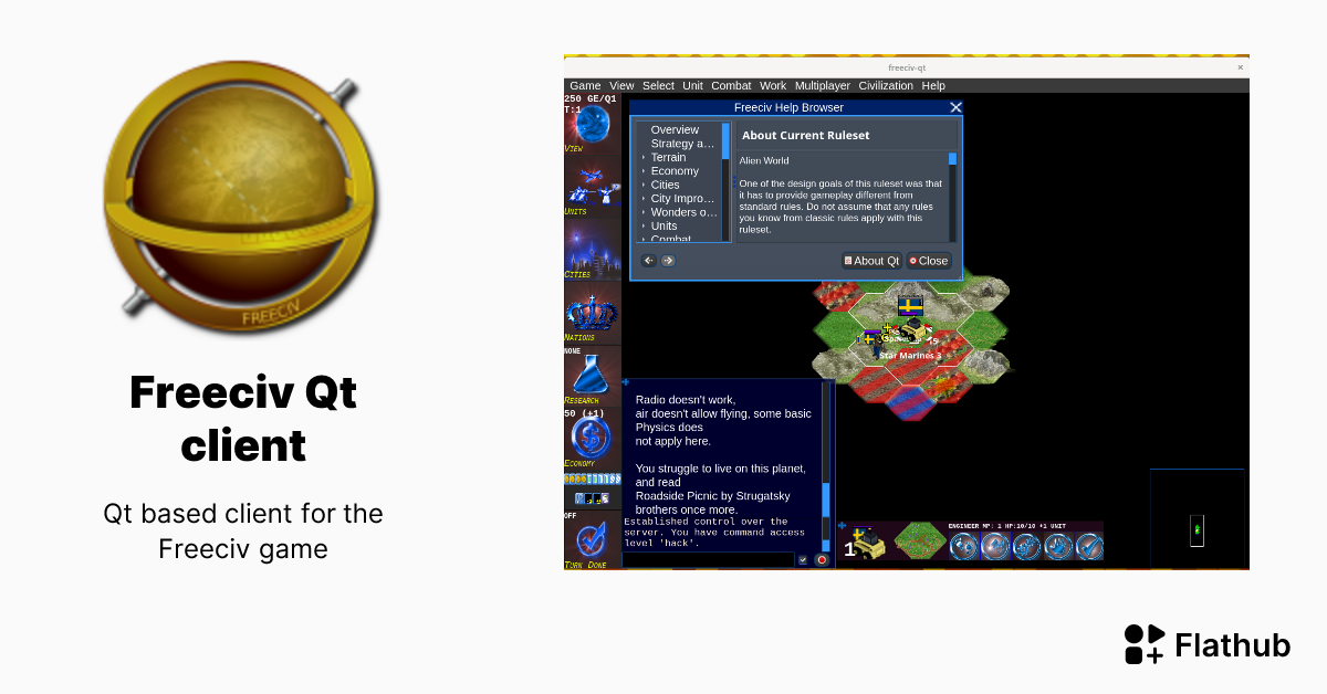 Install Freeciv Qt client on Linux | Flathub