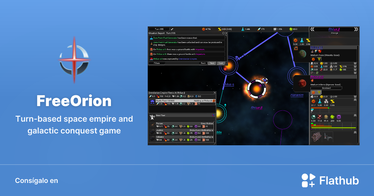 Instalar FreeOrion en Linux | Flathub