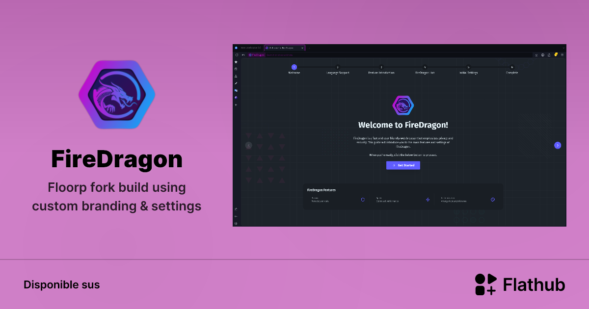 Install FireDragon on Linux | Flathub