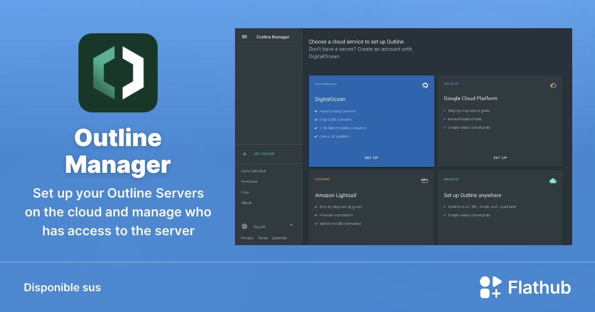 Installar Outline Manager sus Linux | Flathub