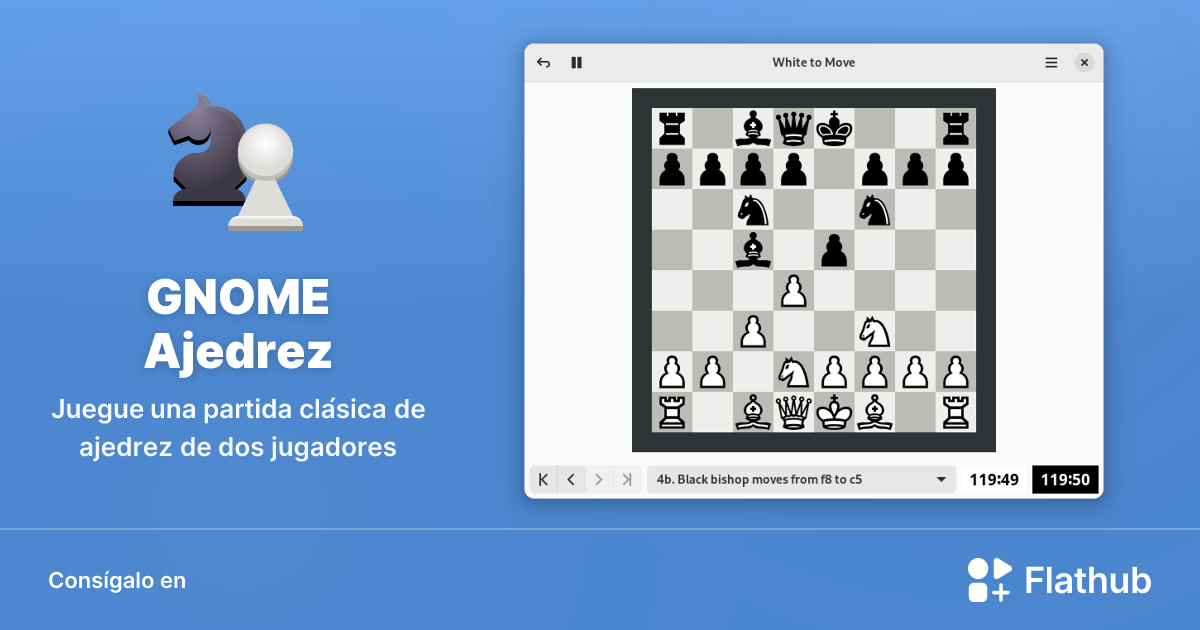Instalar GNOME Ajedrez en Linux | Flathub