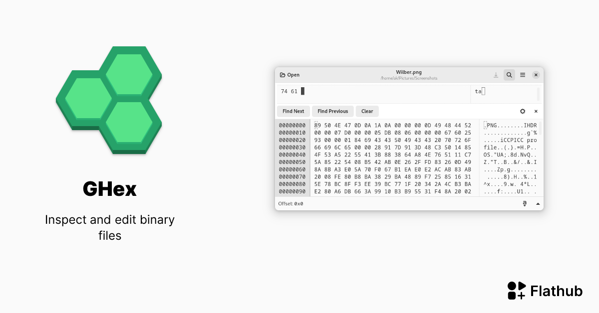 Install GHex on Linux | Flathub