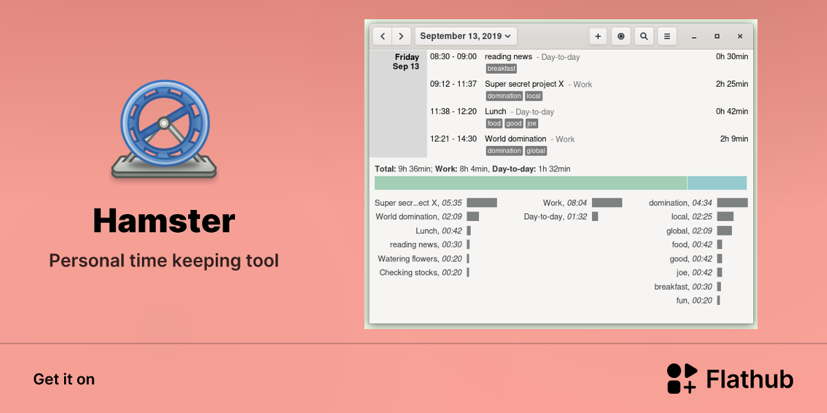 Install Hamster on Linux | Flathub