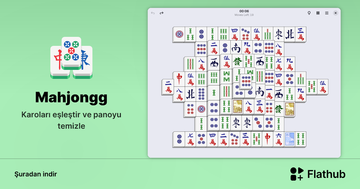 Mahjongg uygulamasını Linux'ta kur | Flathub