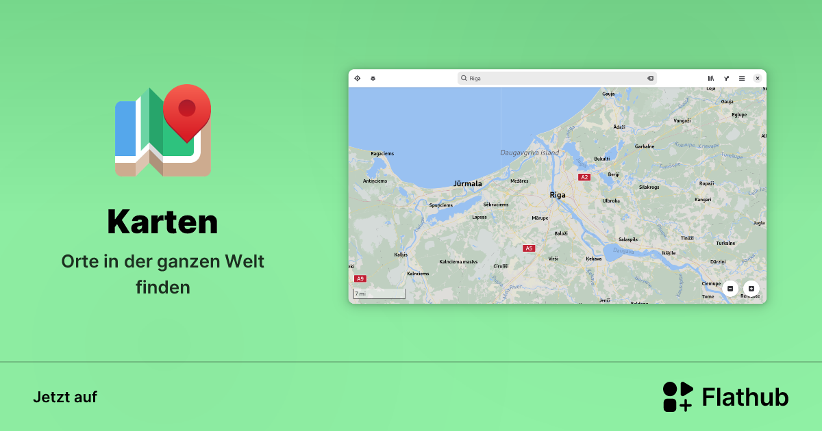 Karten auf Linux installieren | Flathub