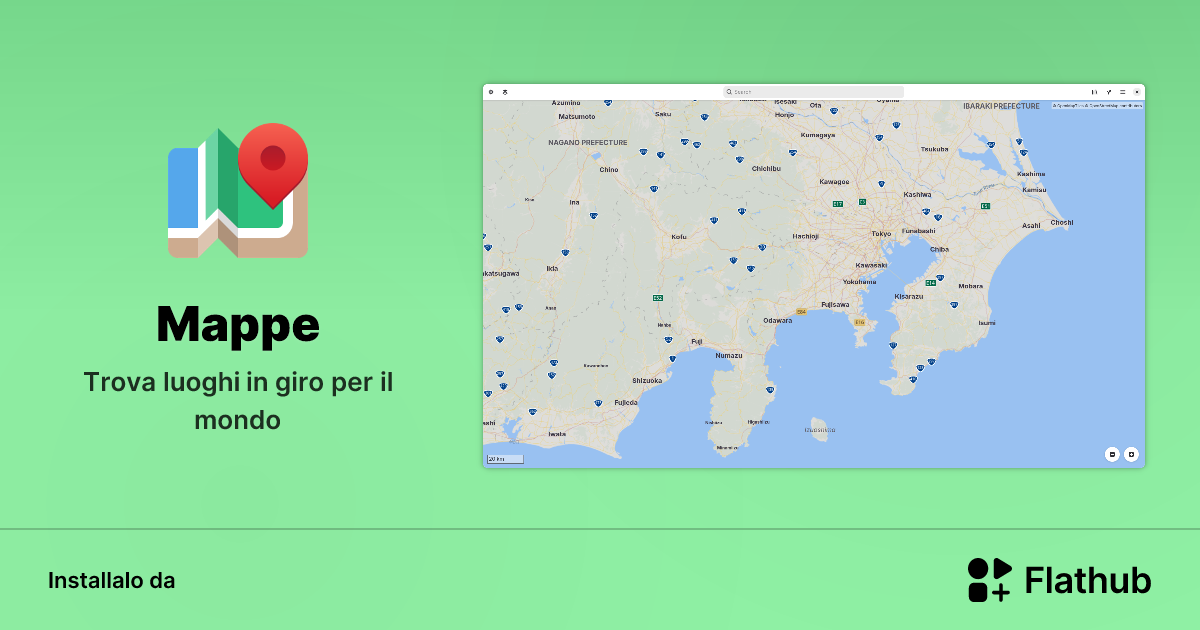 Installa Mappe su Linux | Flathub
