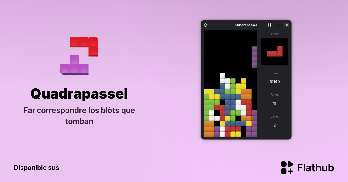Installar Quadrapassel sus Linux | Flathub