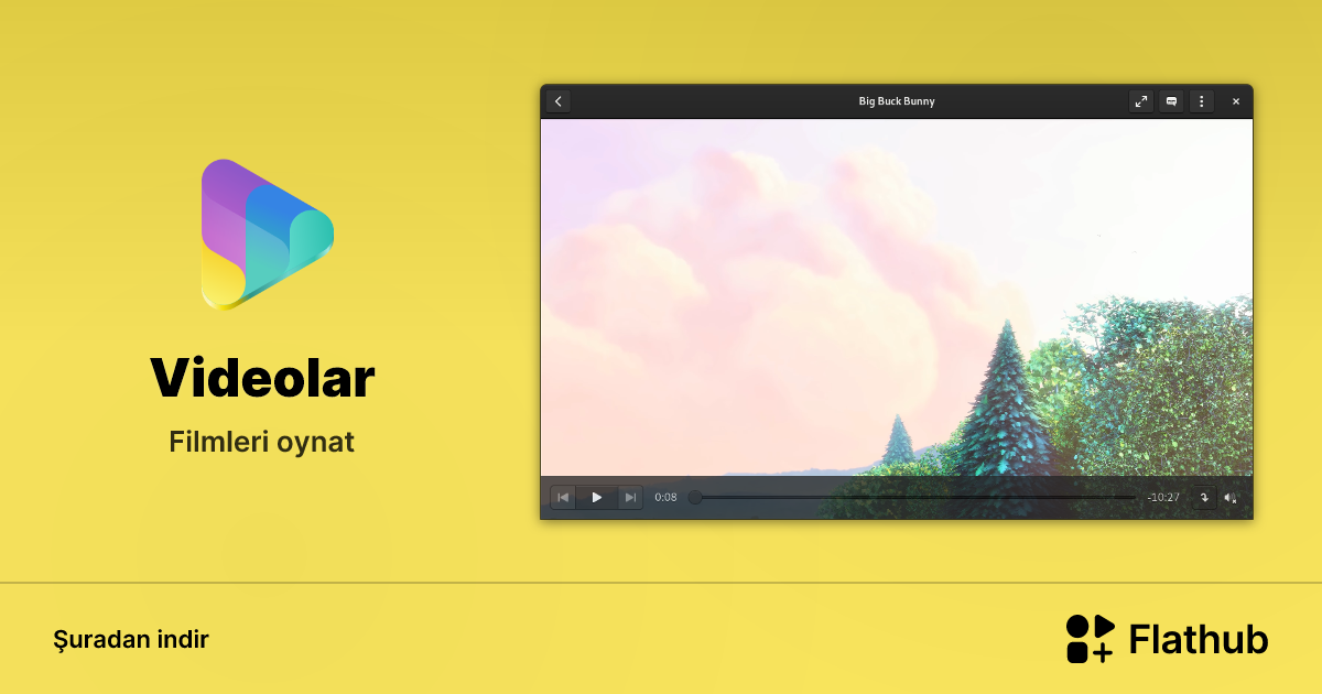 Videolar uygulamasını Linux'ta kur | Flathub