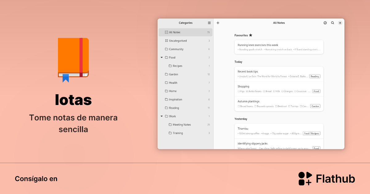 Instalar Iotas en Linux | Flathub