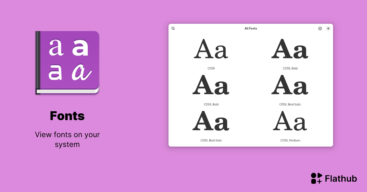Install Fonts on Linux | Flathub