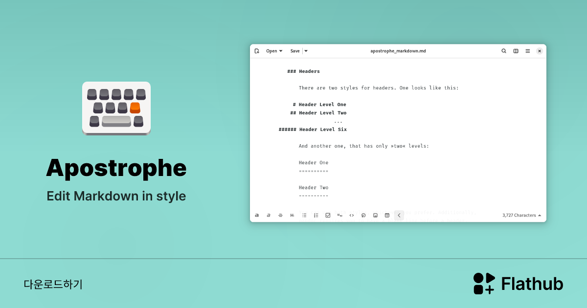 Install Apostrophe on Linux | Flathub