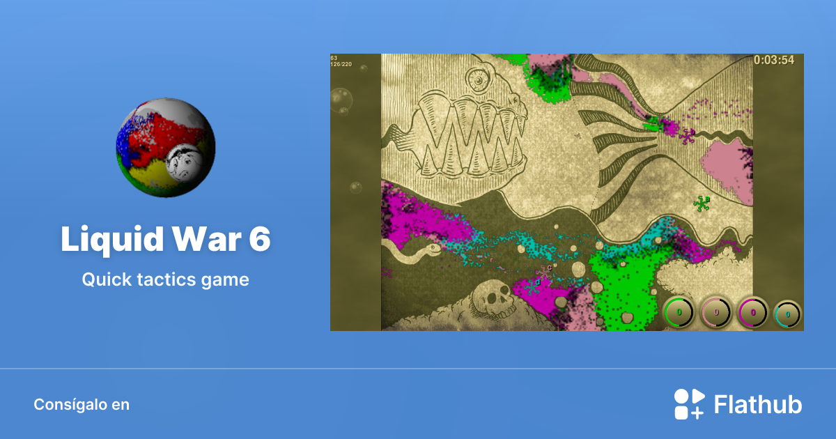 Instalar Liquid War 6 en Linux | Flathub