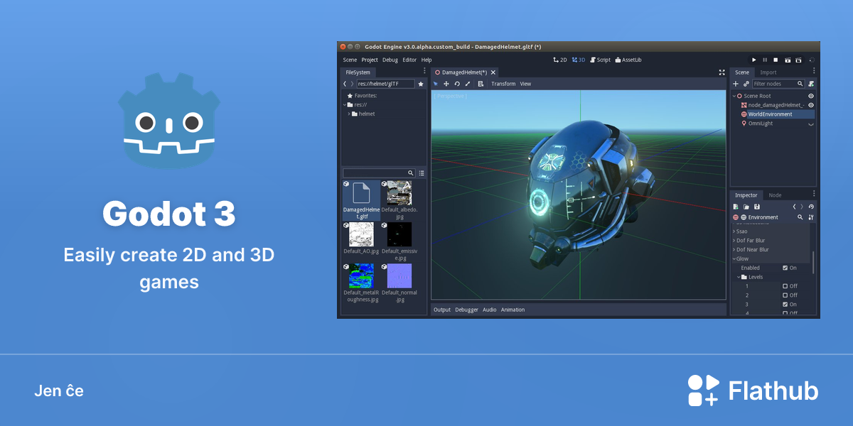 Instali Godot 3 sur Linux | Flathub
