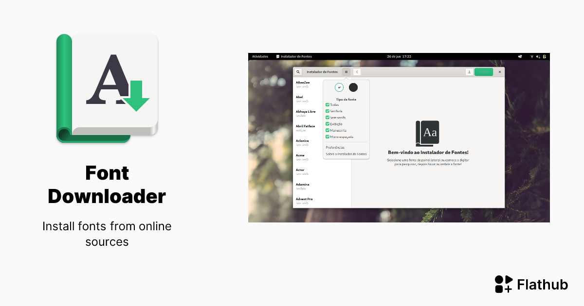 Install Font Downloader on Linux | Flathub