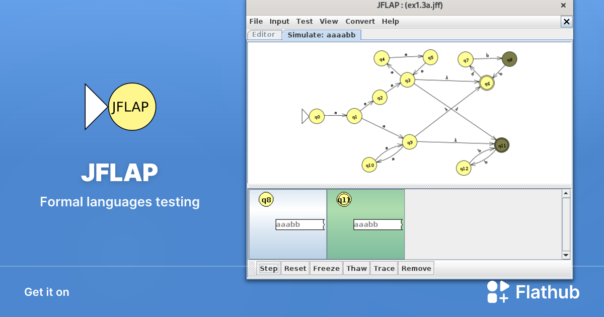 Instalar JFLAP en Linux | Flathub