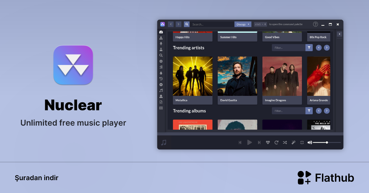 Nuclear uygulamasını Linux'ta kur | Flathub