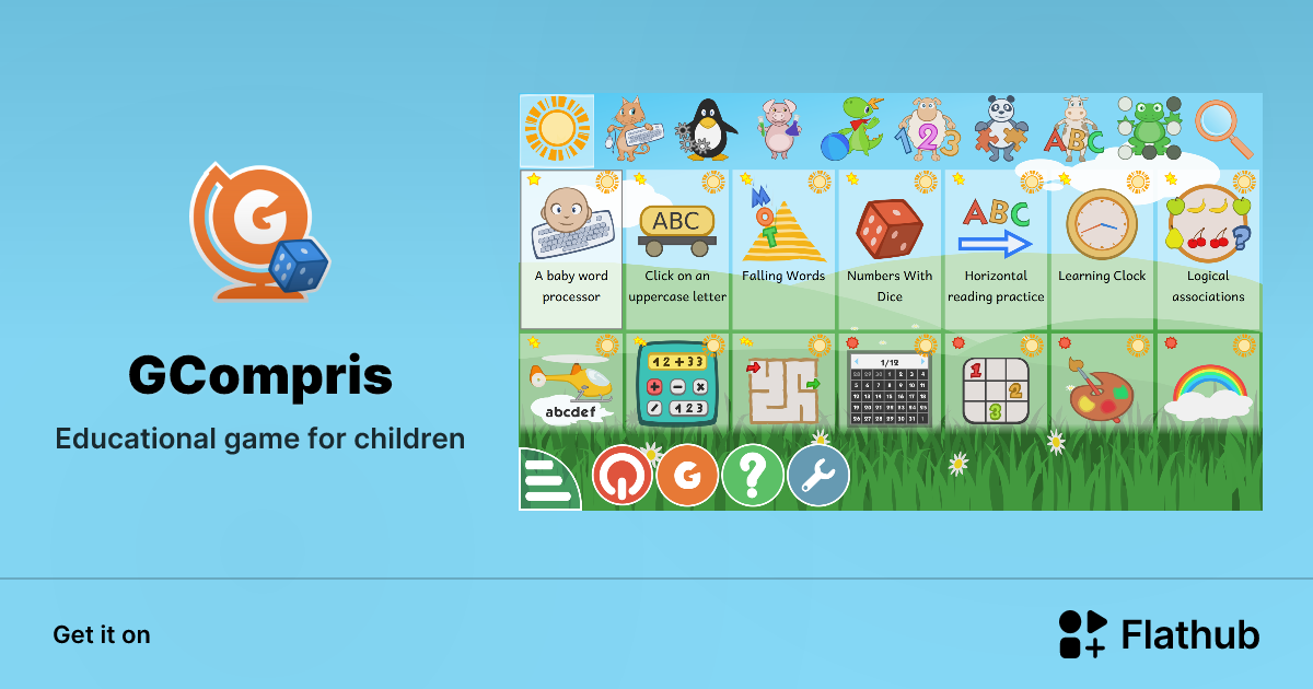 Instalar GCompris en Linux | Flathub