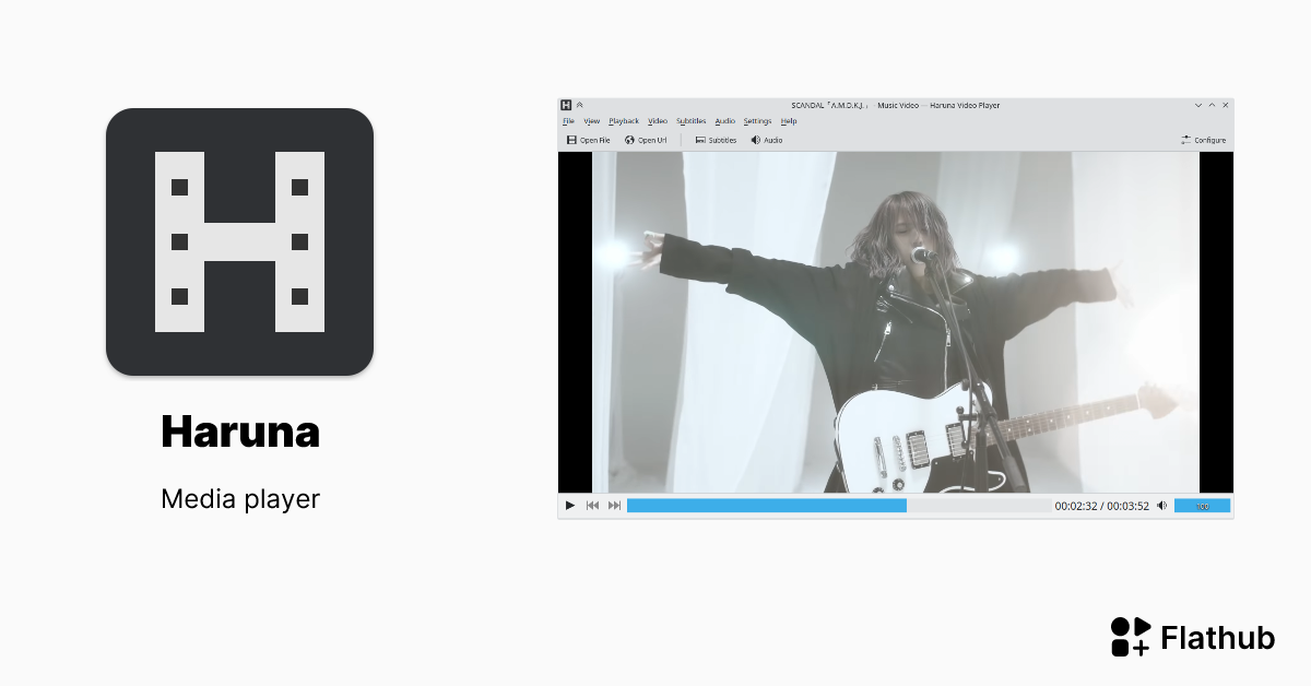 Cài đặt Haruna trên Linux | Flathub
