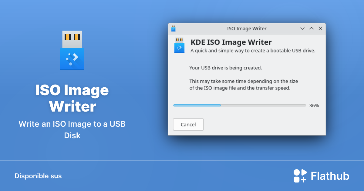 Installar ISO Image Writer sus Linux | Flathub