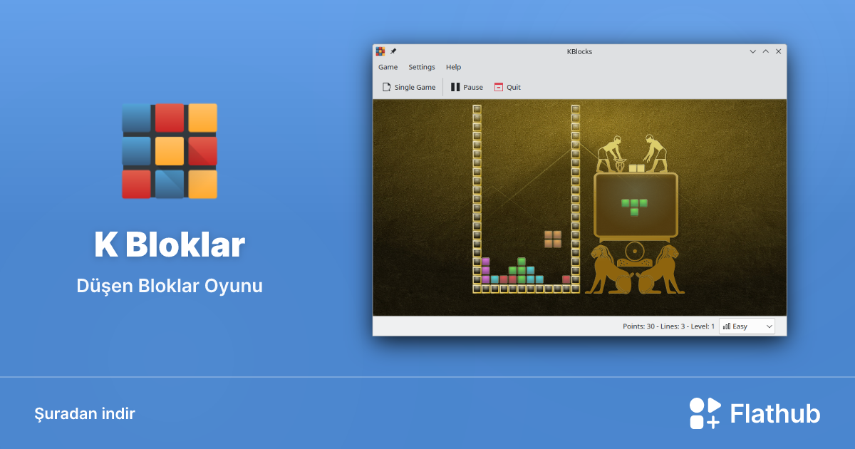 K Bloklar uygulamasını Linux'ta kur | Flathub