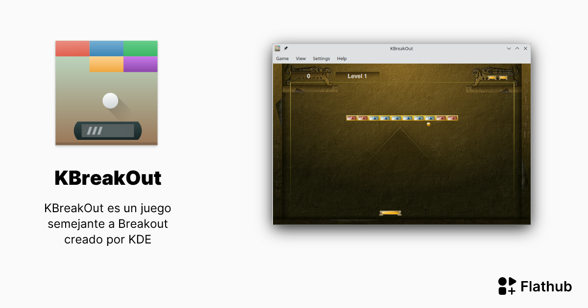 Instalar KBreakOut en Linux | Flathub