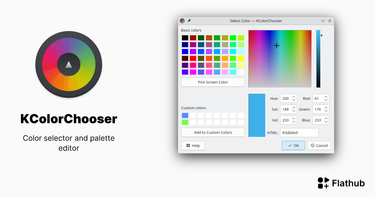 Install KColorChooser on Linux | Flathub