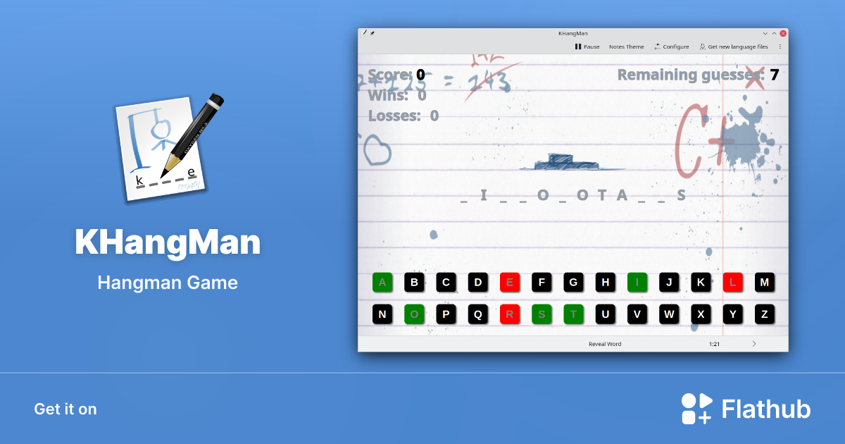 Install KHangMan on Linux | Flathub