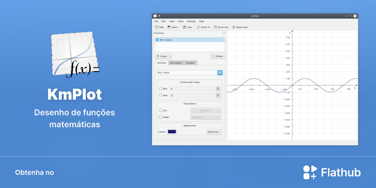 Instalar KmPlot no Linux | Flathub