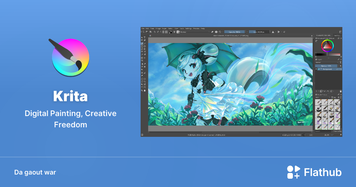 Install Krita on Linux | Flathub