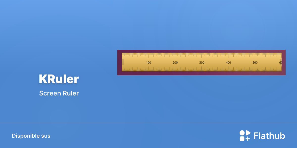 Installar KRuler sus Linux | Flathub