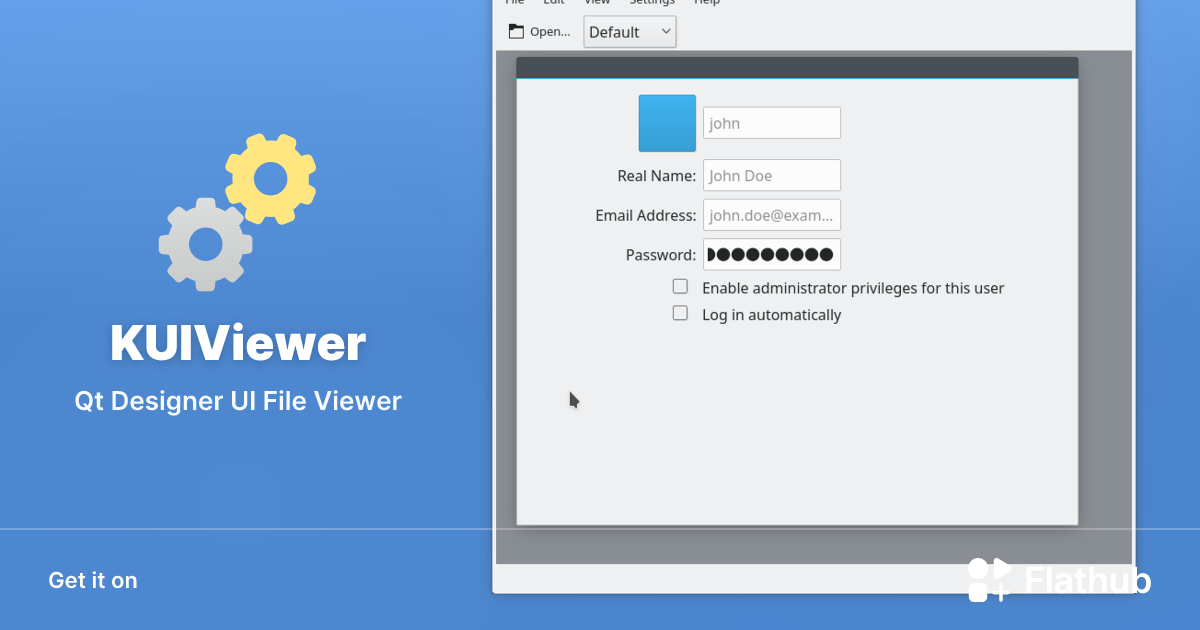 Instalar KUIViewer en Linux | Flathub