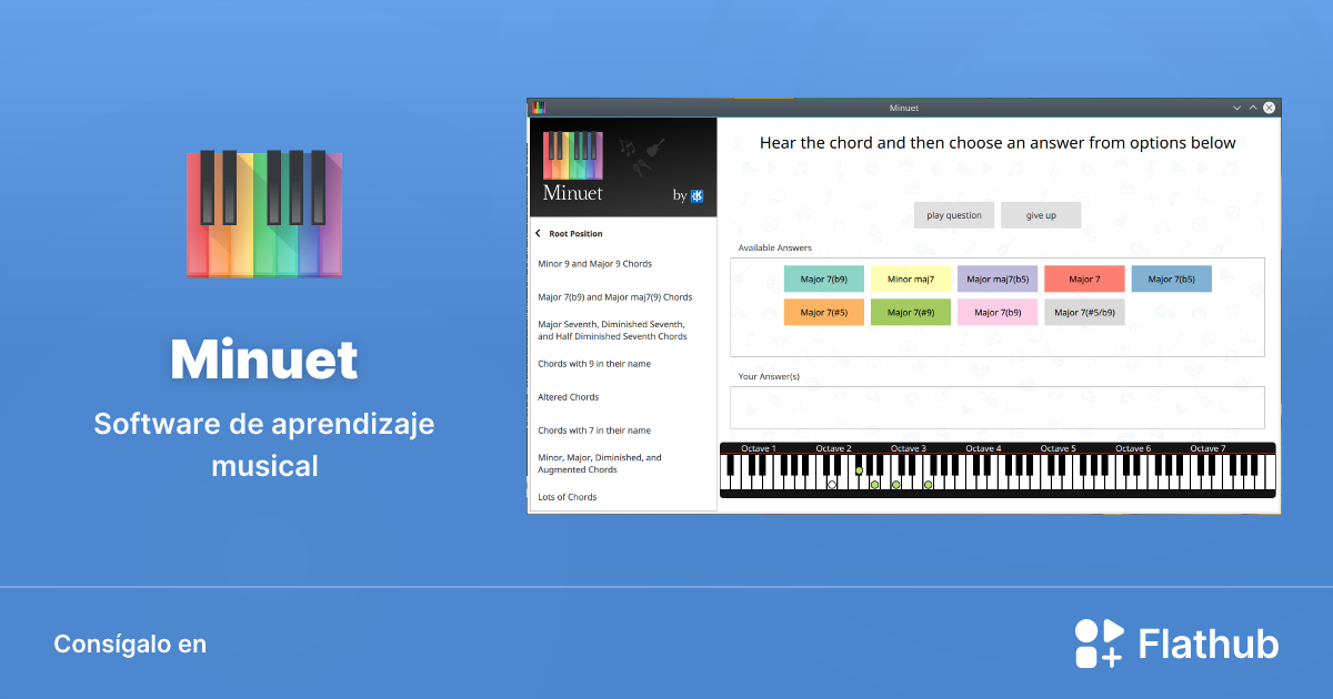 Instalar Minuet en Linux | Flathub
