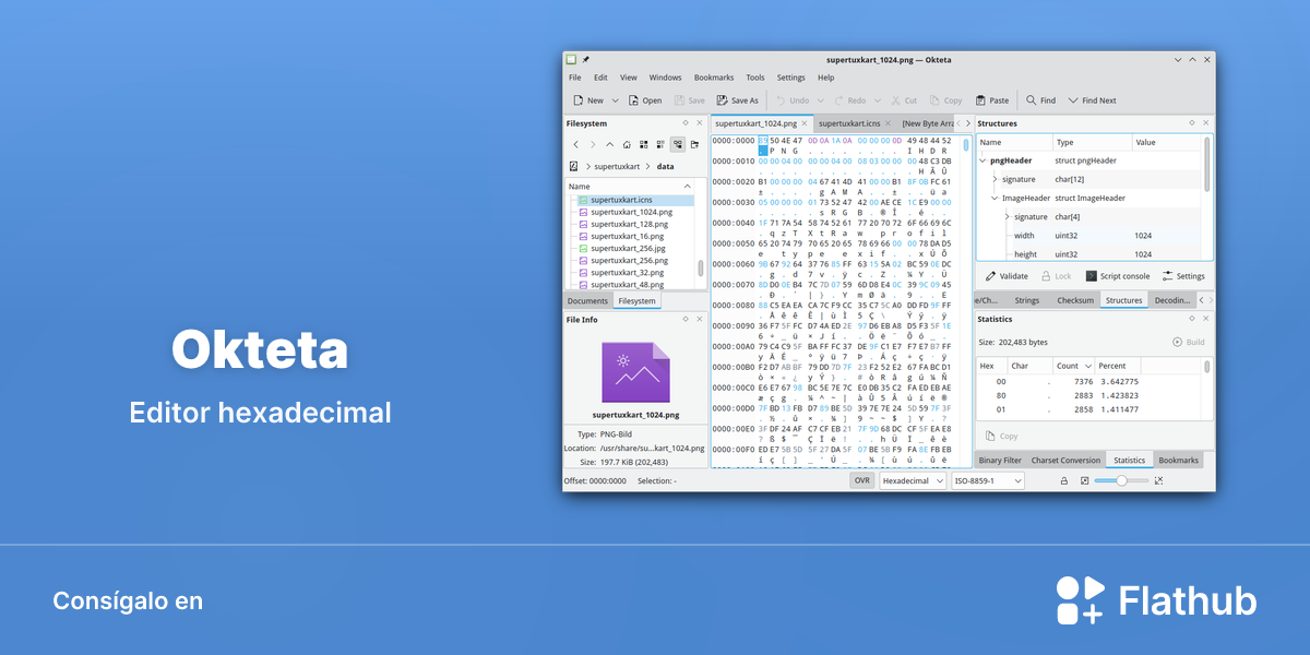 Instalar Okteta en Linux | Flathub