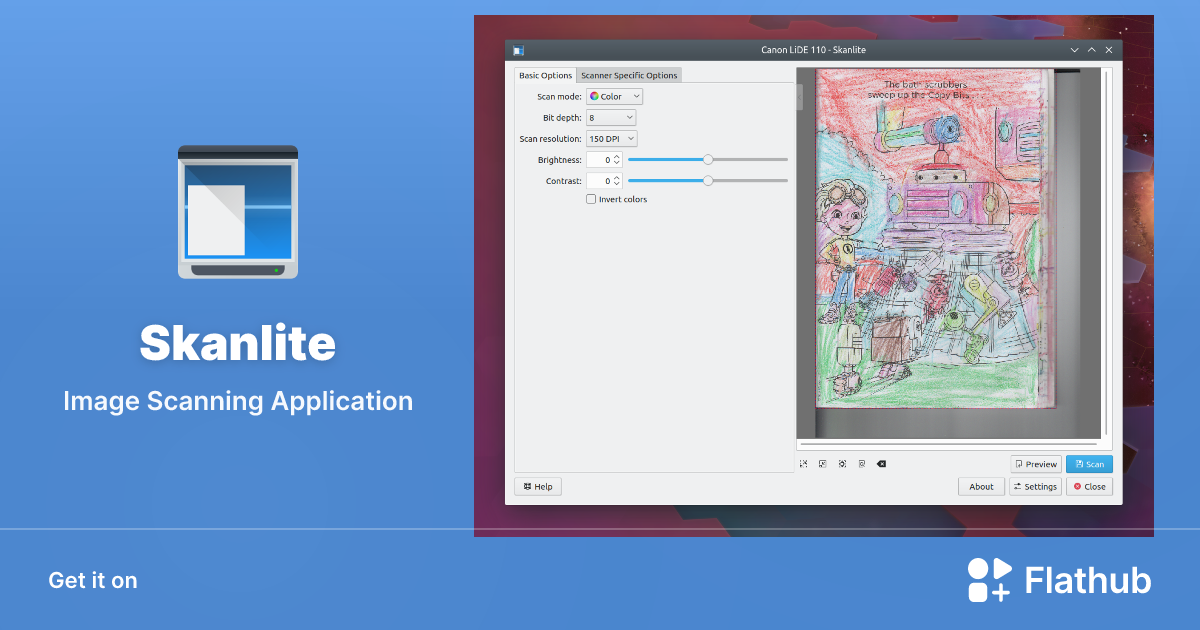 Install Skanlite on Linux | Flathub