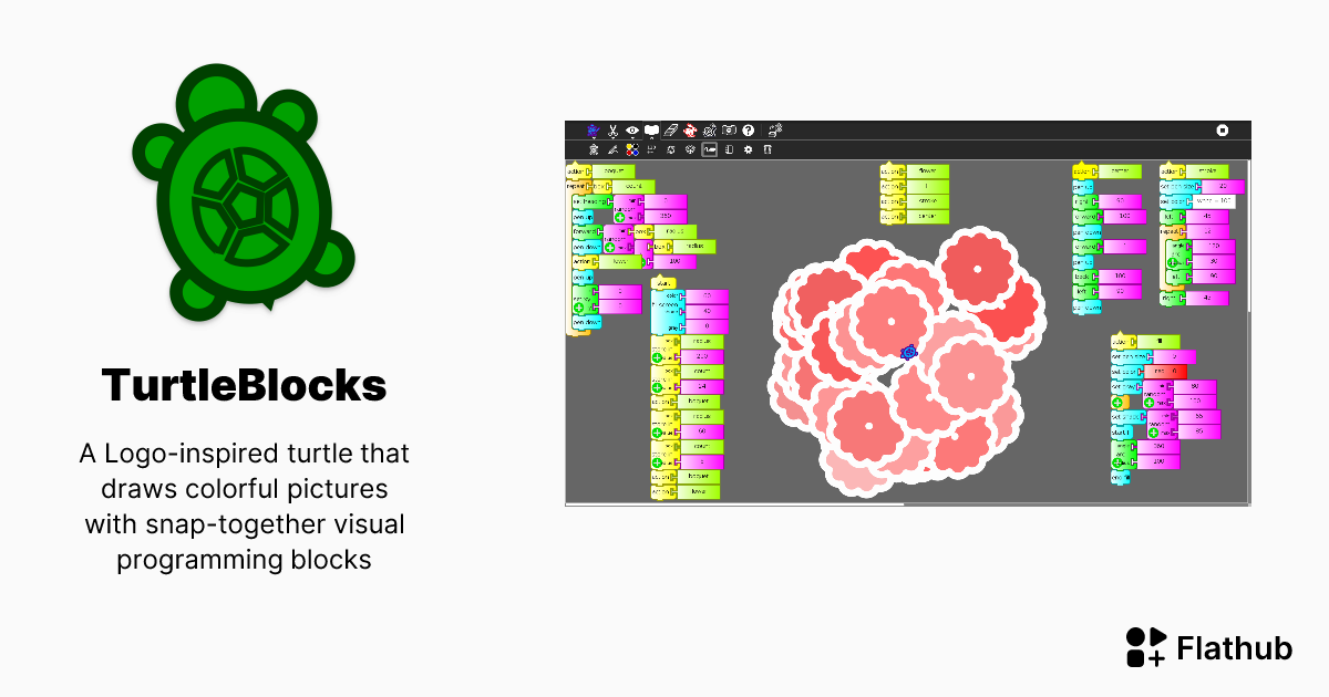 TurtleBlocks uygulamasını Linux'ta kur | Flathub