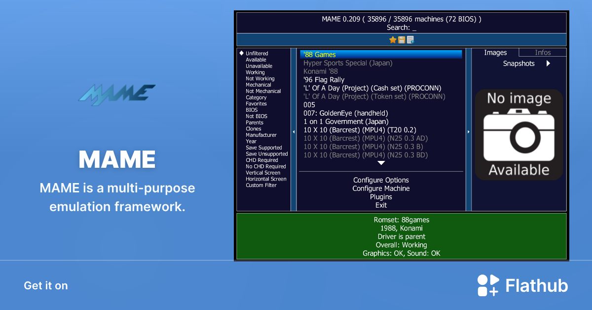 Install MAME on Linux | Flathub